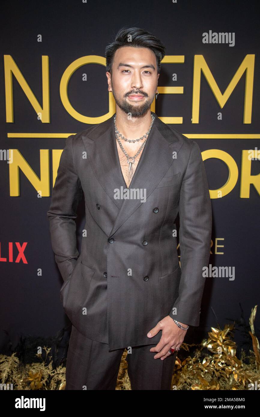 New York, United States. 18th Jan, 2023. Richard Chang attends Netflix ...