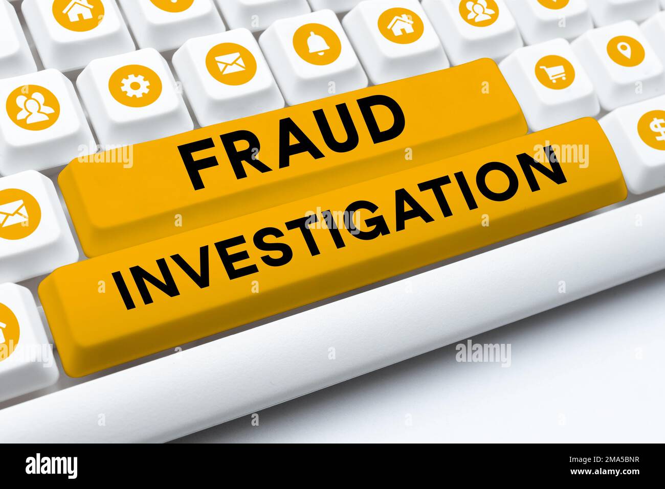 Handwriting text Fraud Investigation. Business idea process of ...