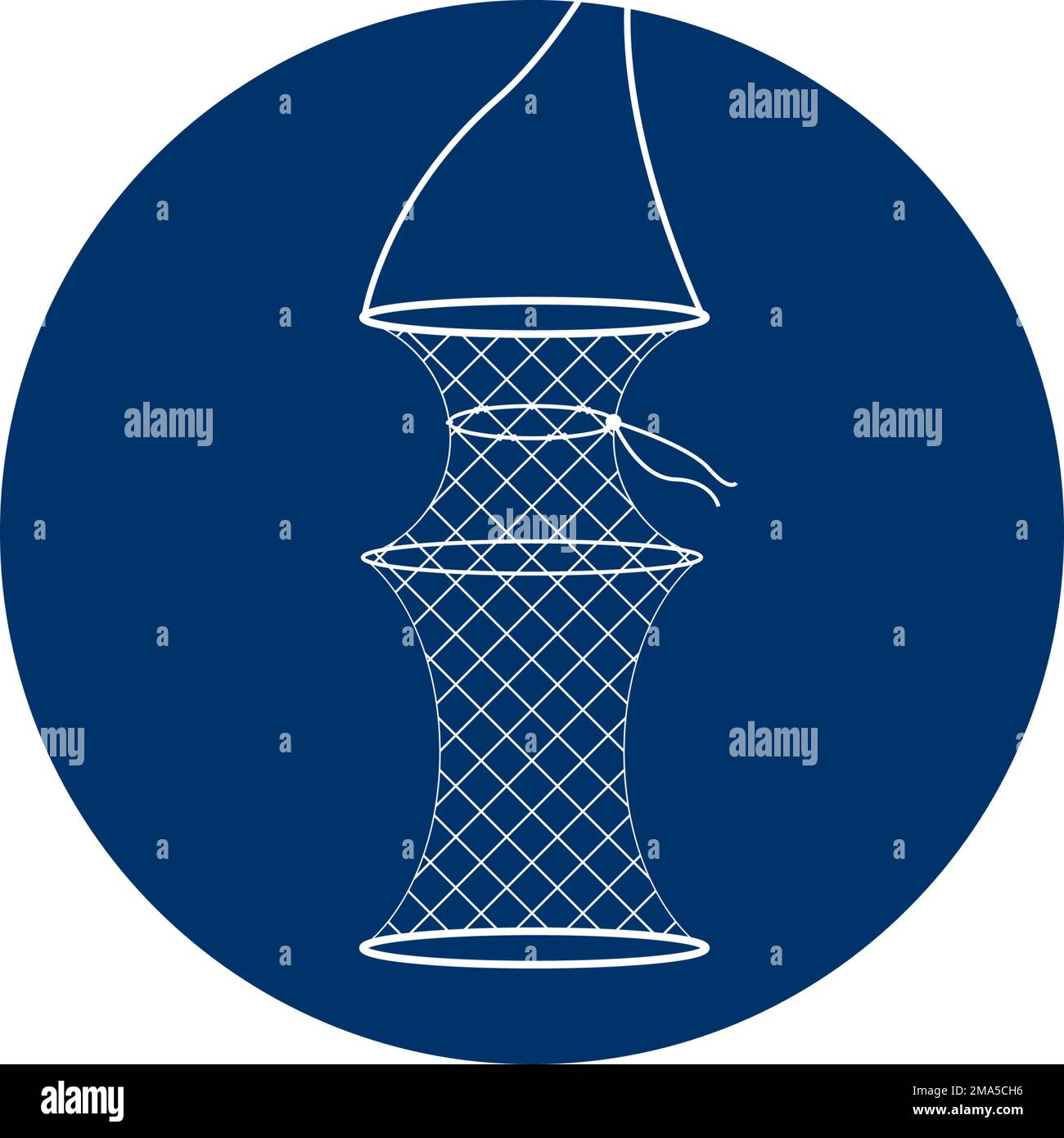 fishing net icon vector illustration template design Stock Vector Image ...