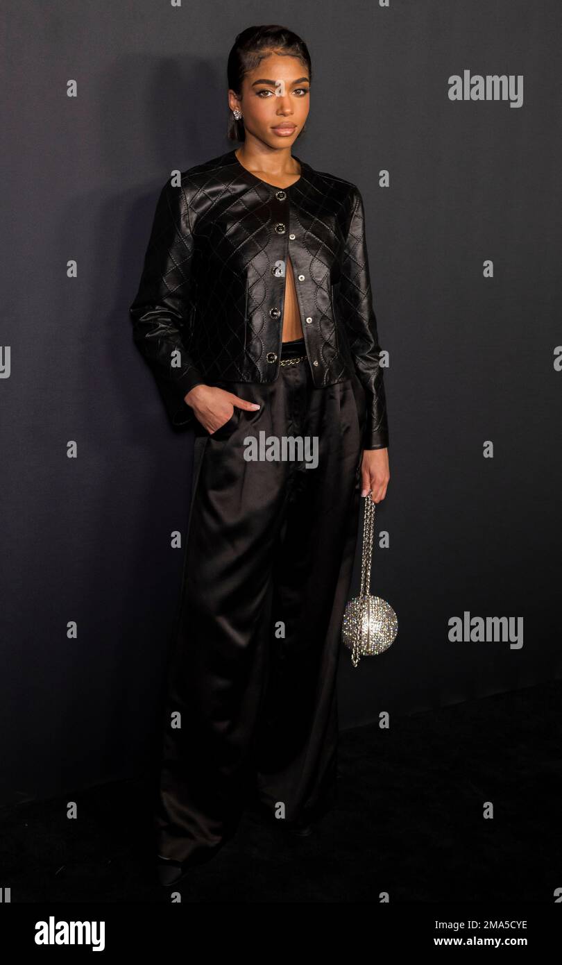Lori Harvey arrives at the Chanel dinner to celebrate the 1932 high ...
