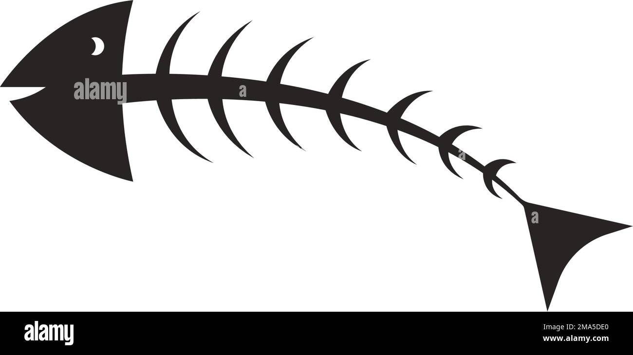 fishbone logo vector illustration design template Stock Vector Image ...