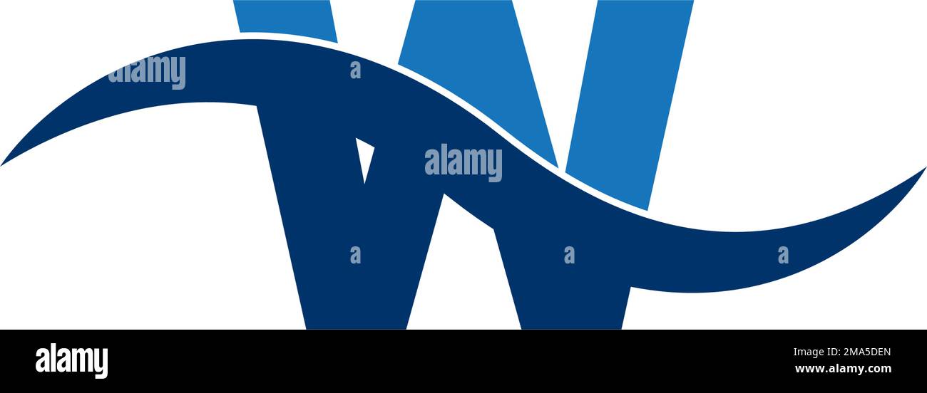 letter W . logo vector illustration symbol design template Stock Vector ...