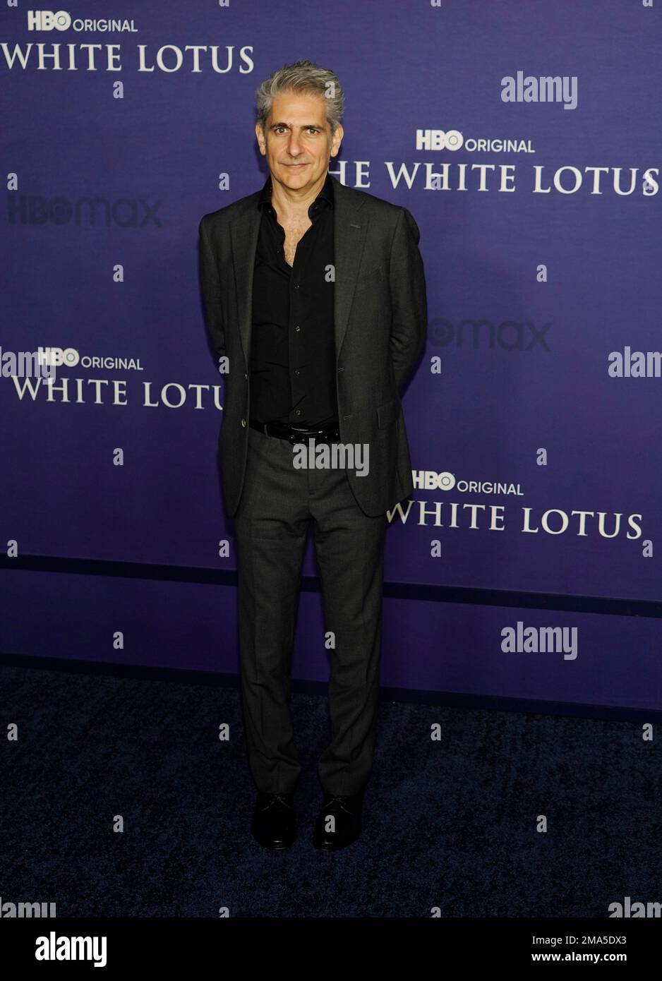 Michael Imperioli poses at the season two premiere of the HBO series ...