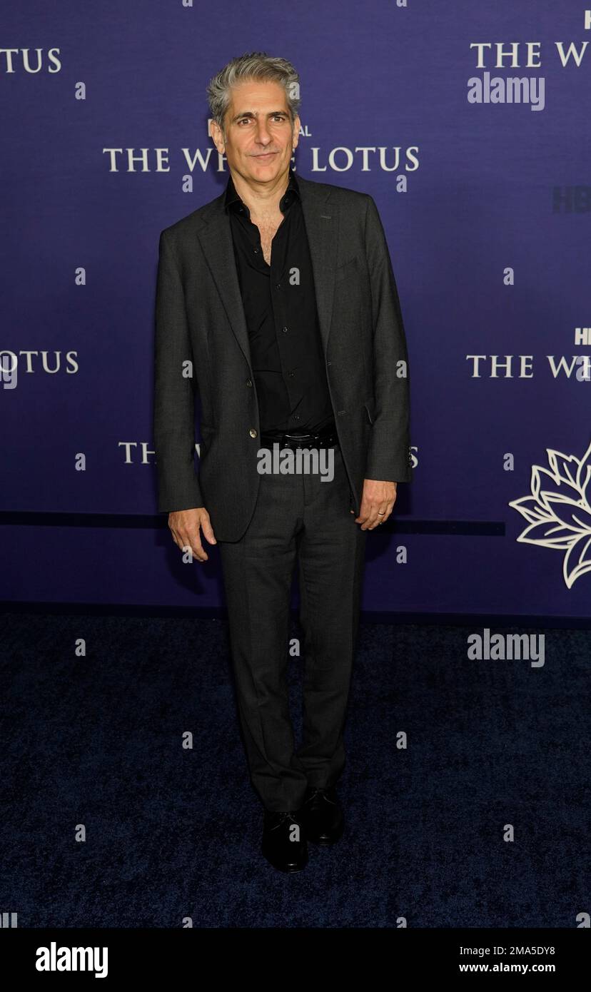 Michael Imperioli poses at the season two premiere of the HBO series ...