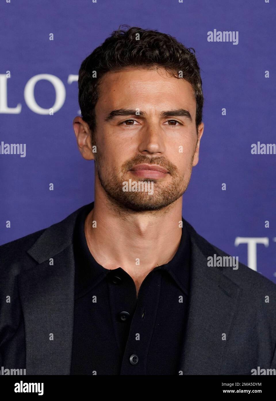 Theo James poses at the season two premiere of the HBO series "The ...