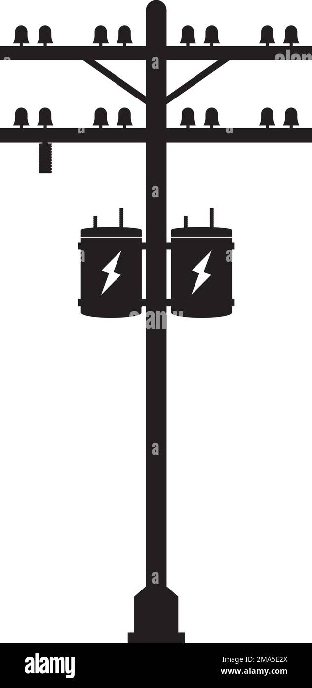 electric pole icon vector illustration symbol design Stock Vector Image & Art - Alamy