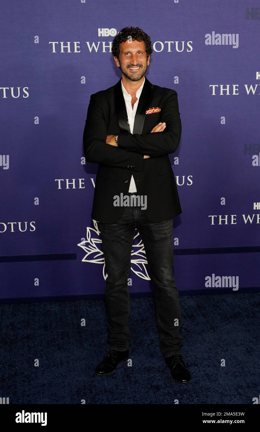 Federico Ferrante poses at the season two premiere of the HBO series ...