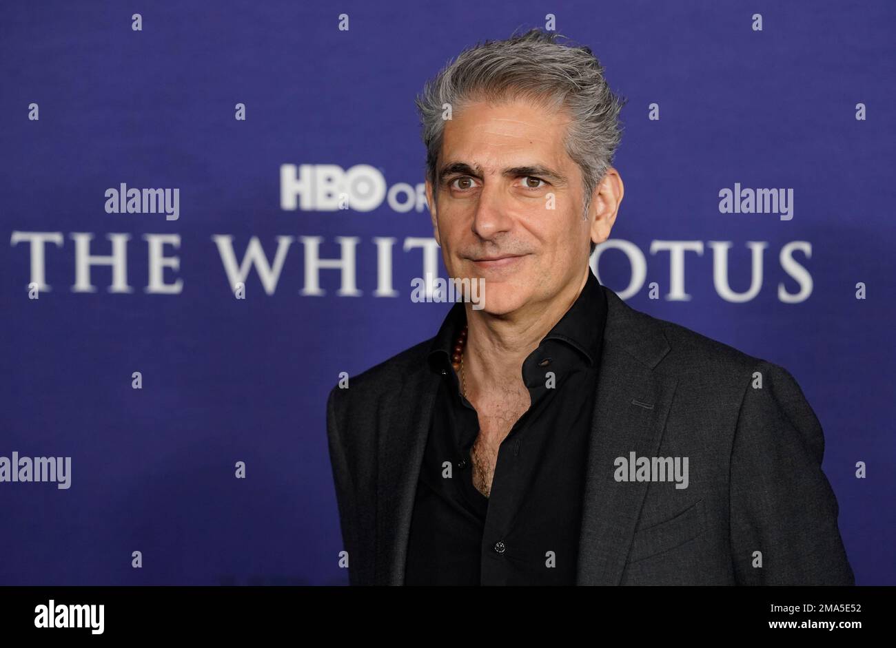 Michael Imperioli poses at the season two premiere of the HBO series ...