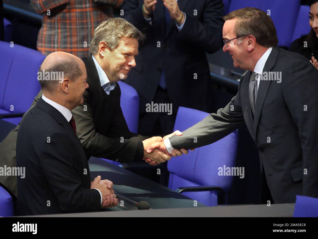 Berlin, Germany. 19th Jan, 2023. New Defense Minister Boris Pistorius ...