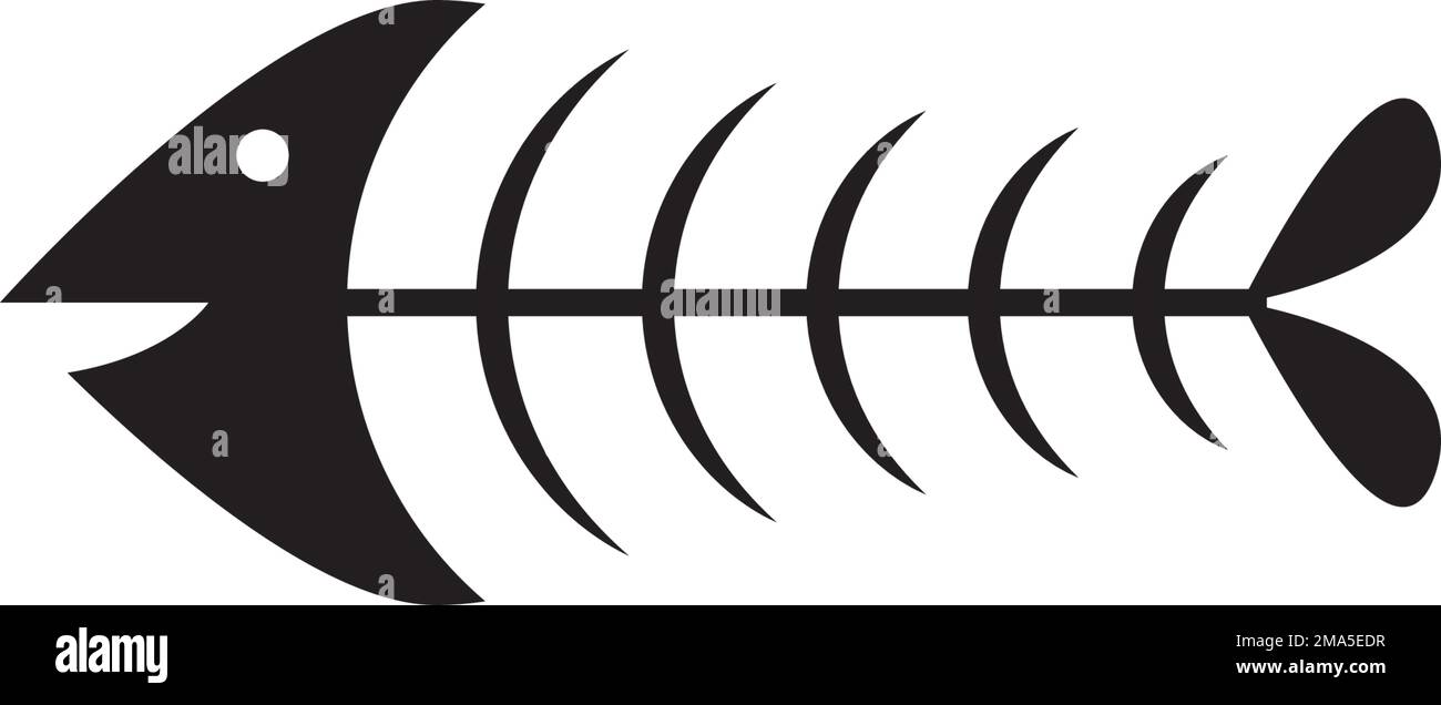 fishbone logo vector illustration design template Stock Vector Image ...