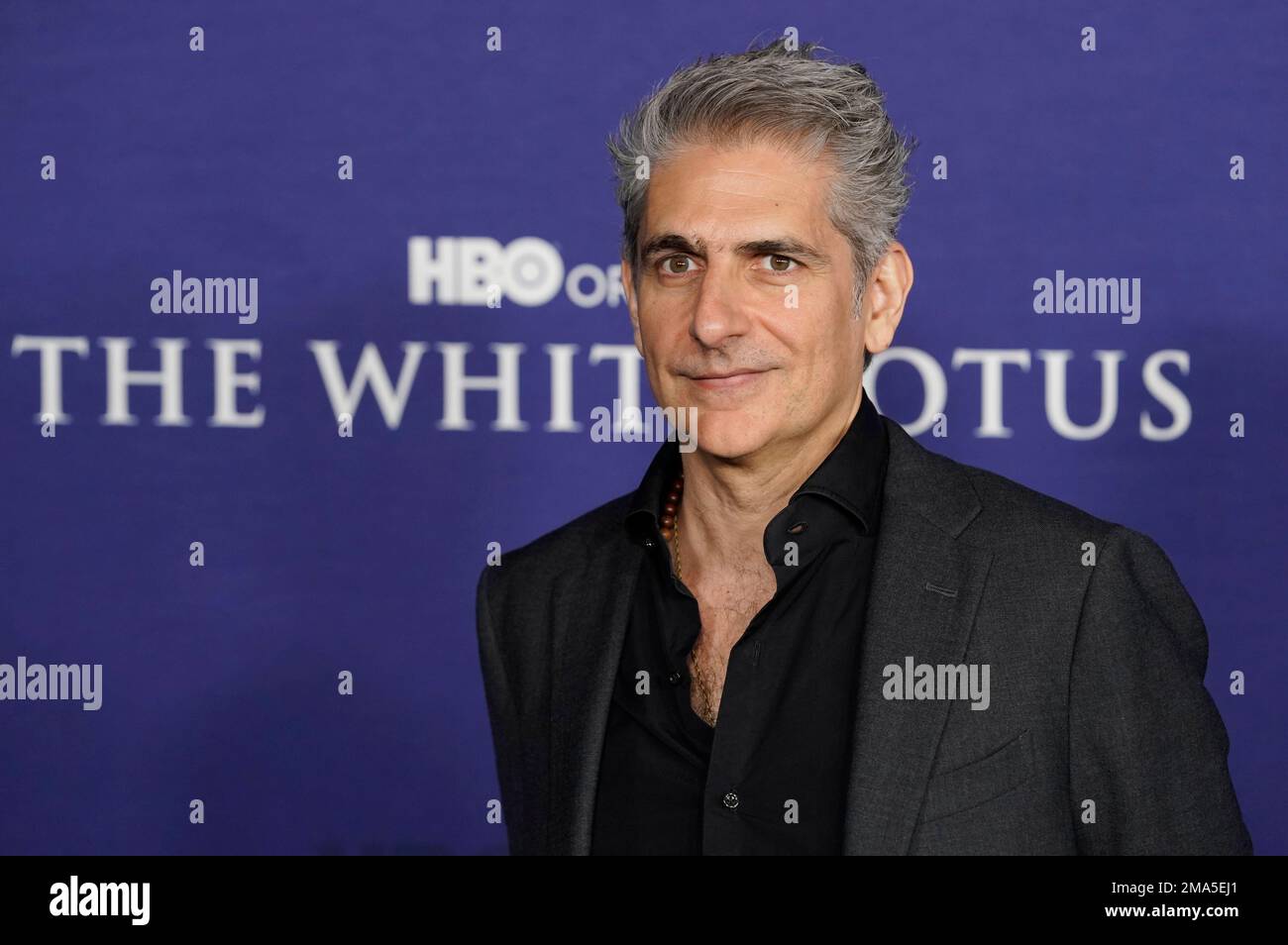 Michael Imperioli, a cast member in "The White Lotus," poses at the ...