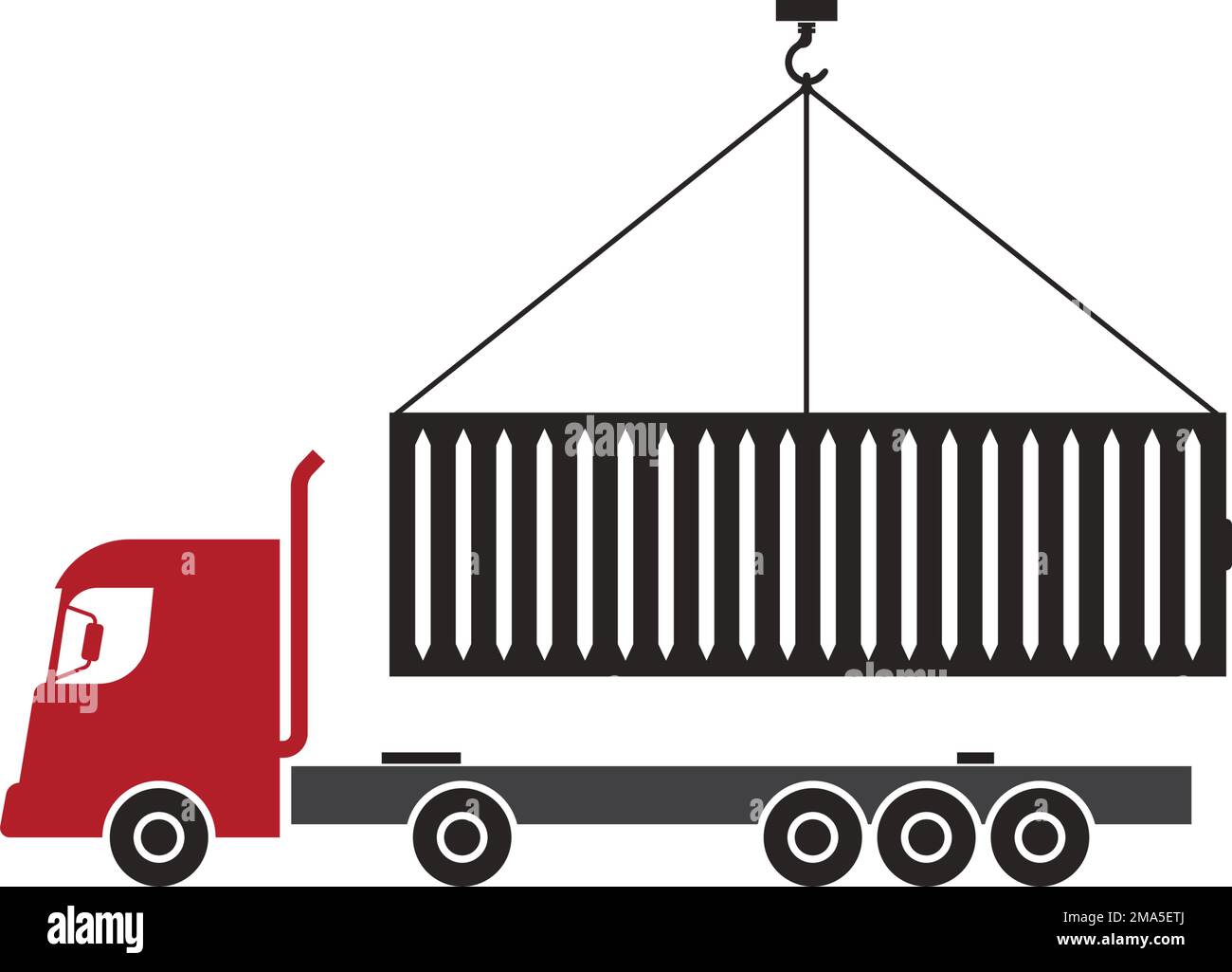 Container ship car carrier Stock Vector Images - Alamy