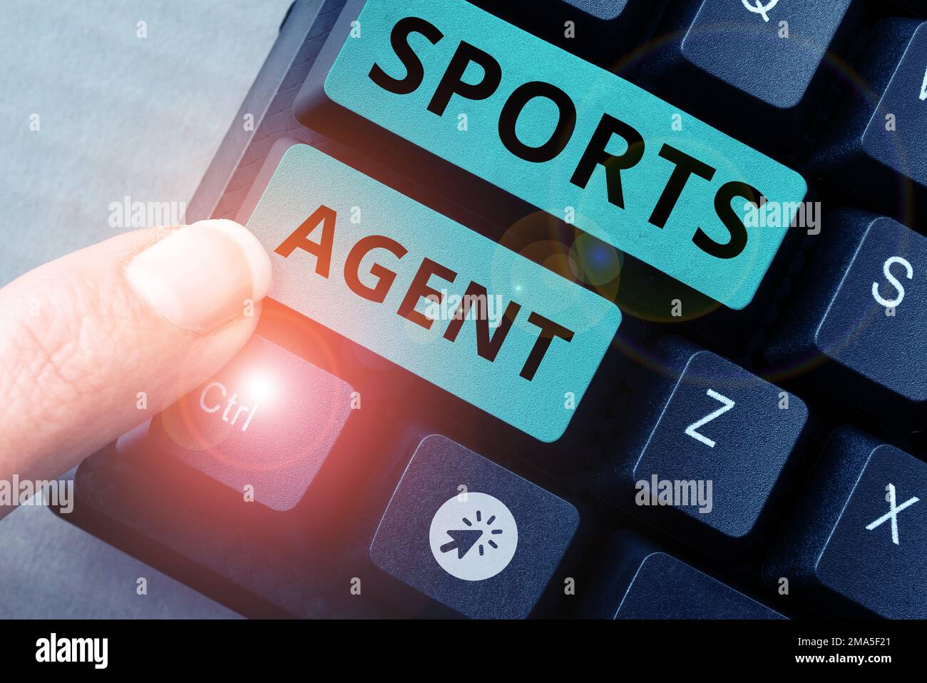 Inspiration showing sign Sports Agent. Word for person manages ...