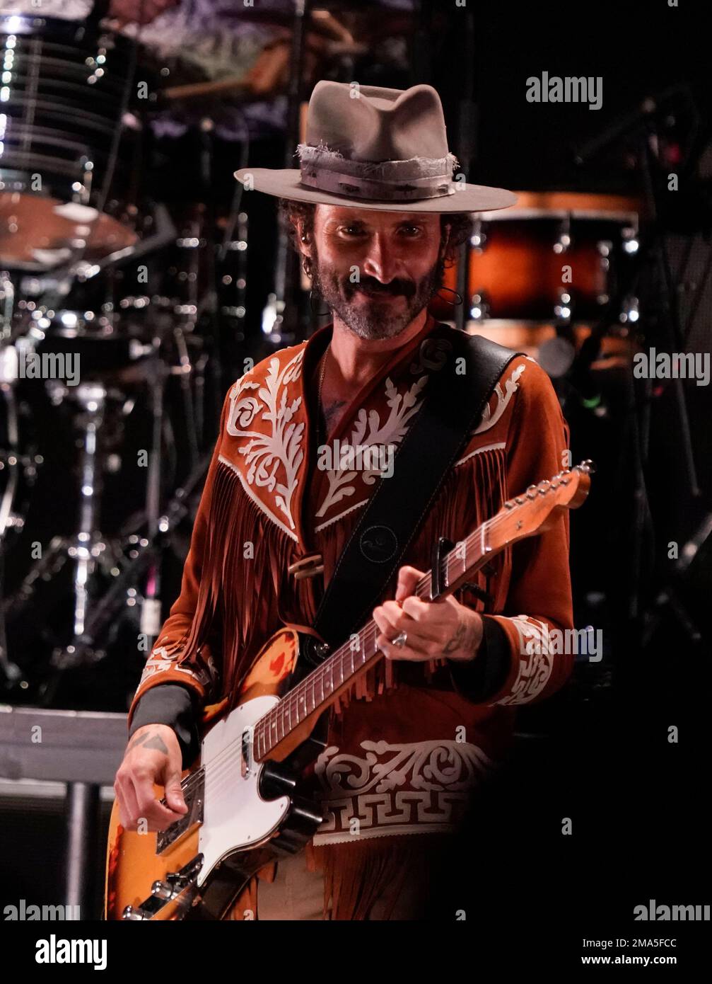 Spanish singer Leiva performs during his concert at the Metropolitan ...