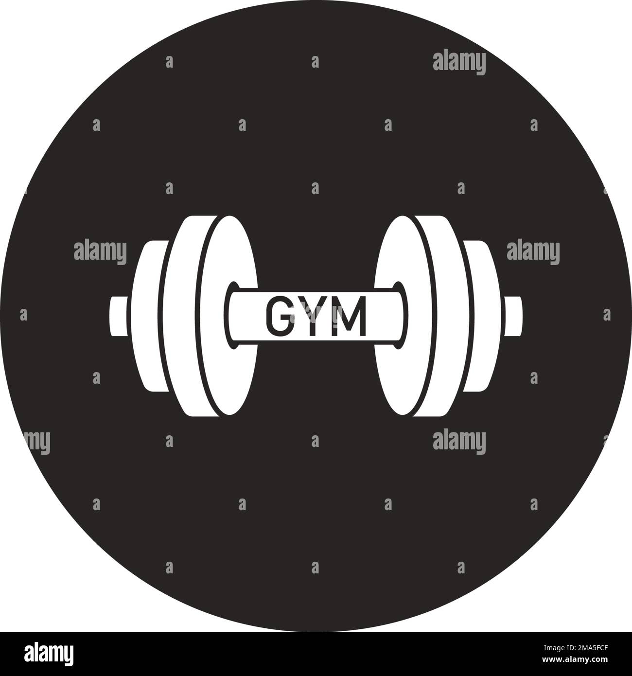 fitness and weightlifting logo, vector illustration symbol design Stock ...
