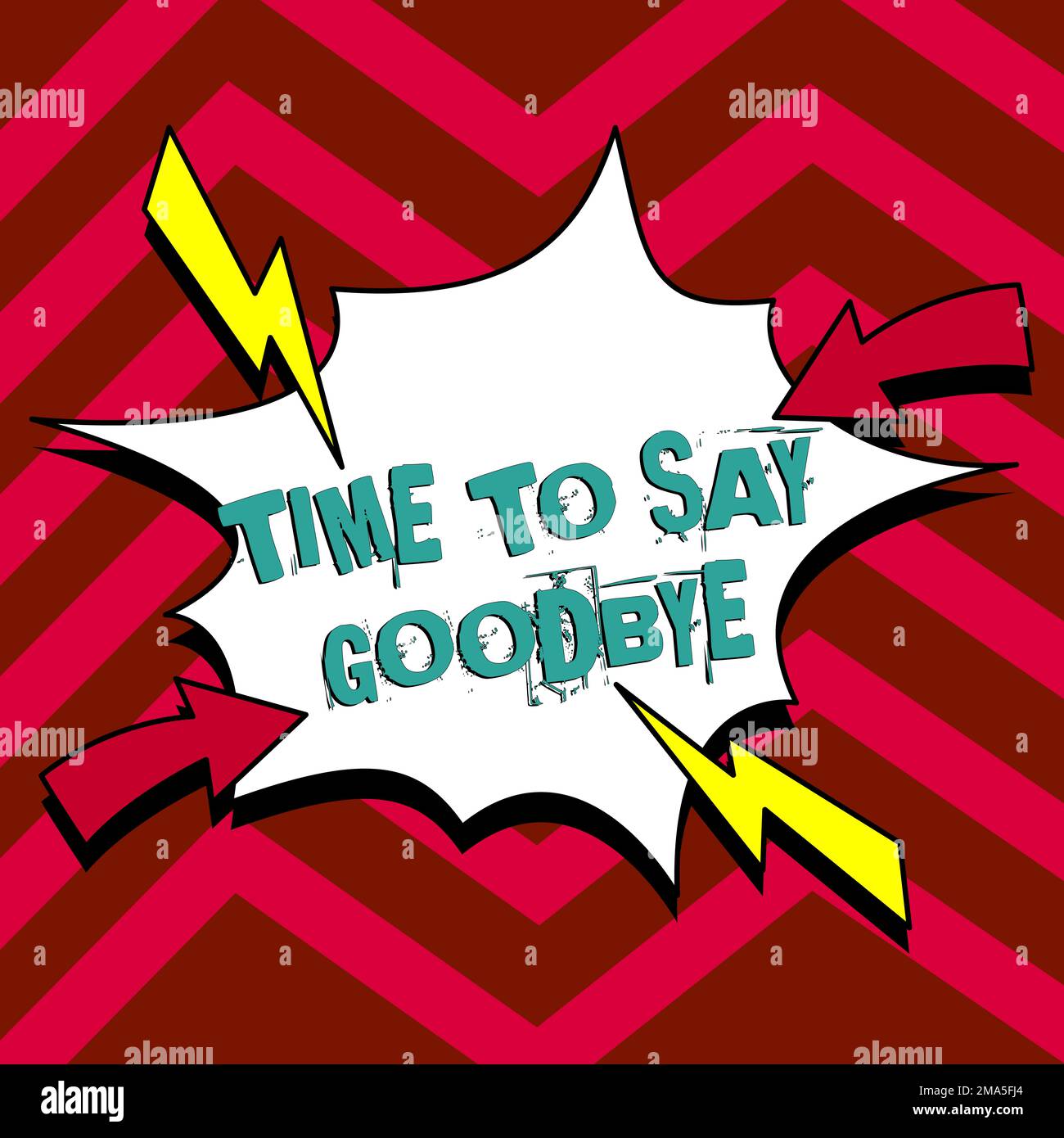 Text caption presenting Time To Say Goodbye. Internet Concept Bidding ...