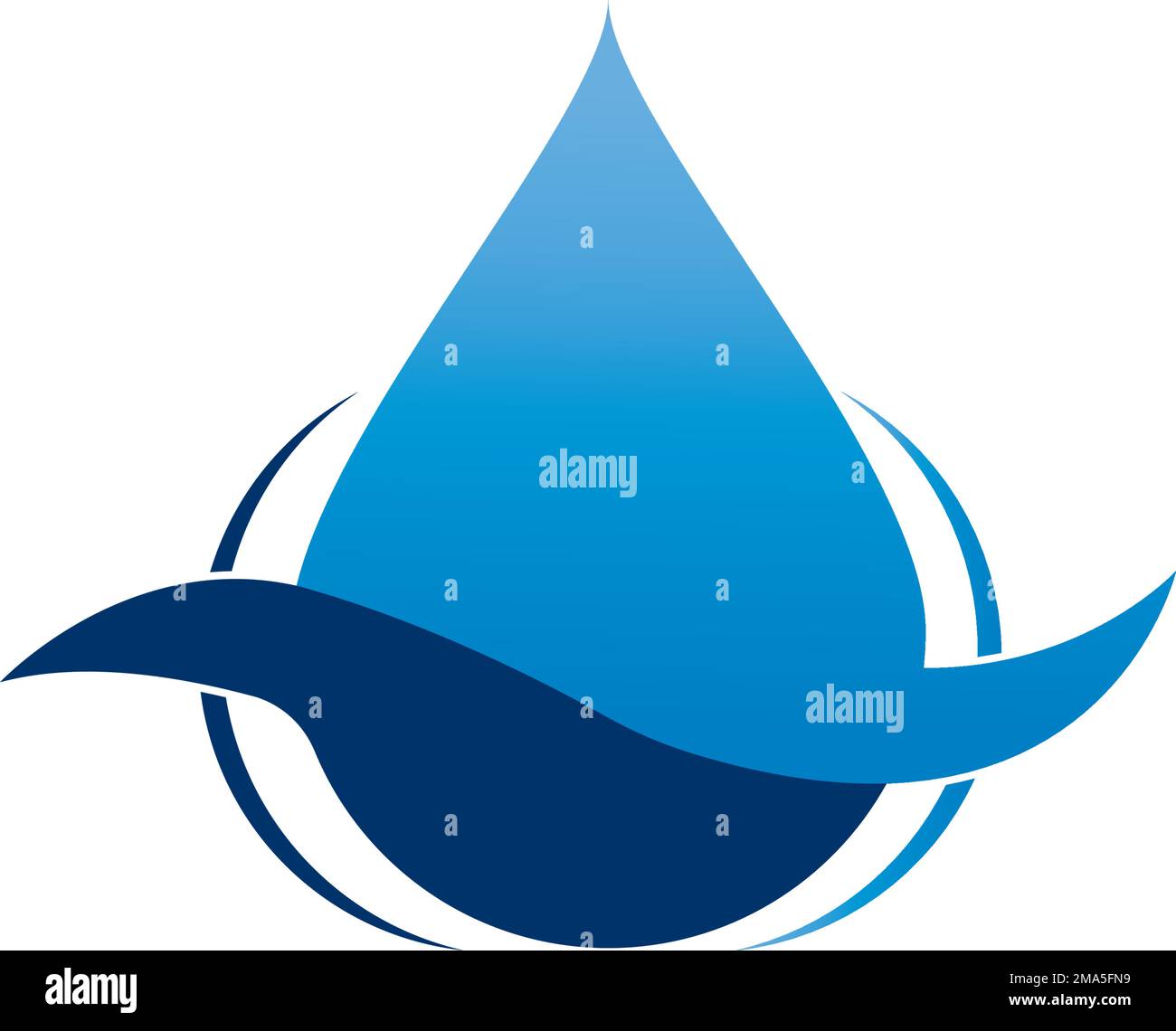 Water drop logo vector illustration template design Stock Vector Image ...