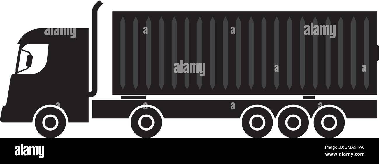container truck icon vector illustration template design Stock Vector ...
