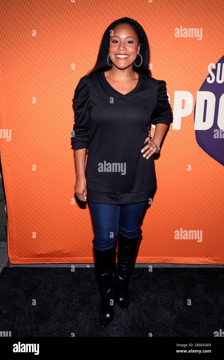Sheinelle Jones attends the Broadway opening night of "Topdog/Underdog ...