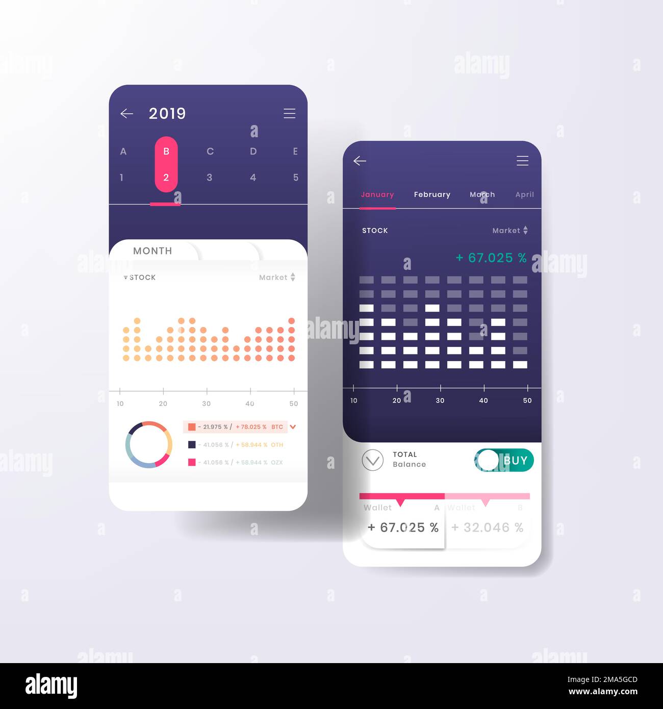Dark purple stock trading infographic template design vector Stock ... Dark purple stock trading infographic template design vector Stock ...