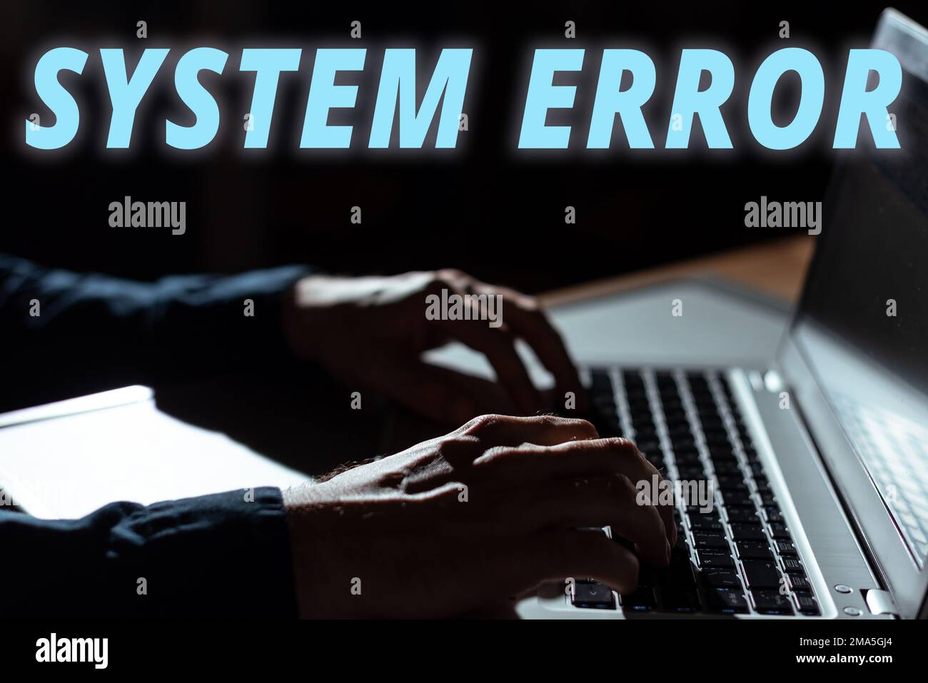 Inspiration showing sign System Error. Word Written on Technological failure Software collapse ...