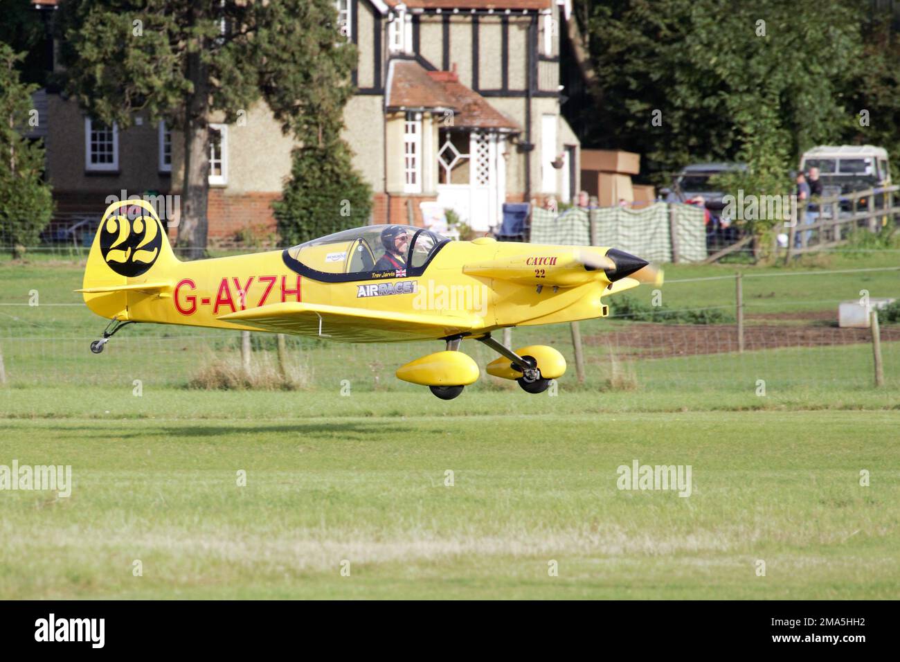 Taylor JT.2 Titch at G-AYZH an Air Show at Old Warden, UK Stock Photo ...