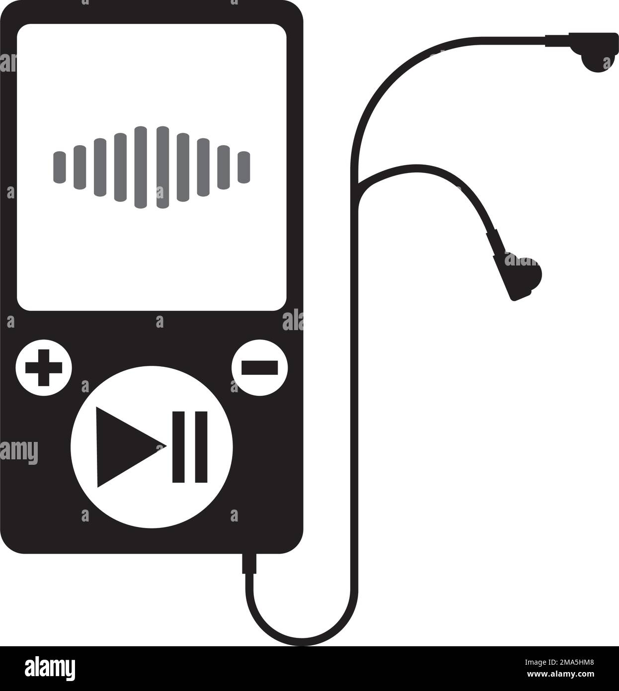 music player doodle icon vector illustration symbol design Stock Vector ...