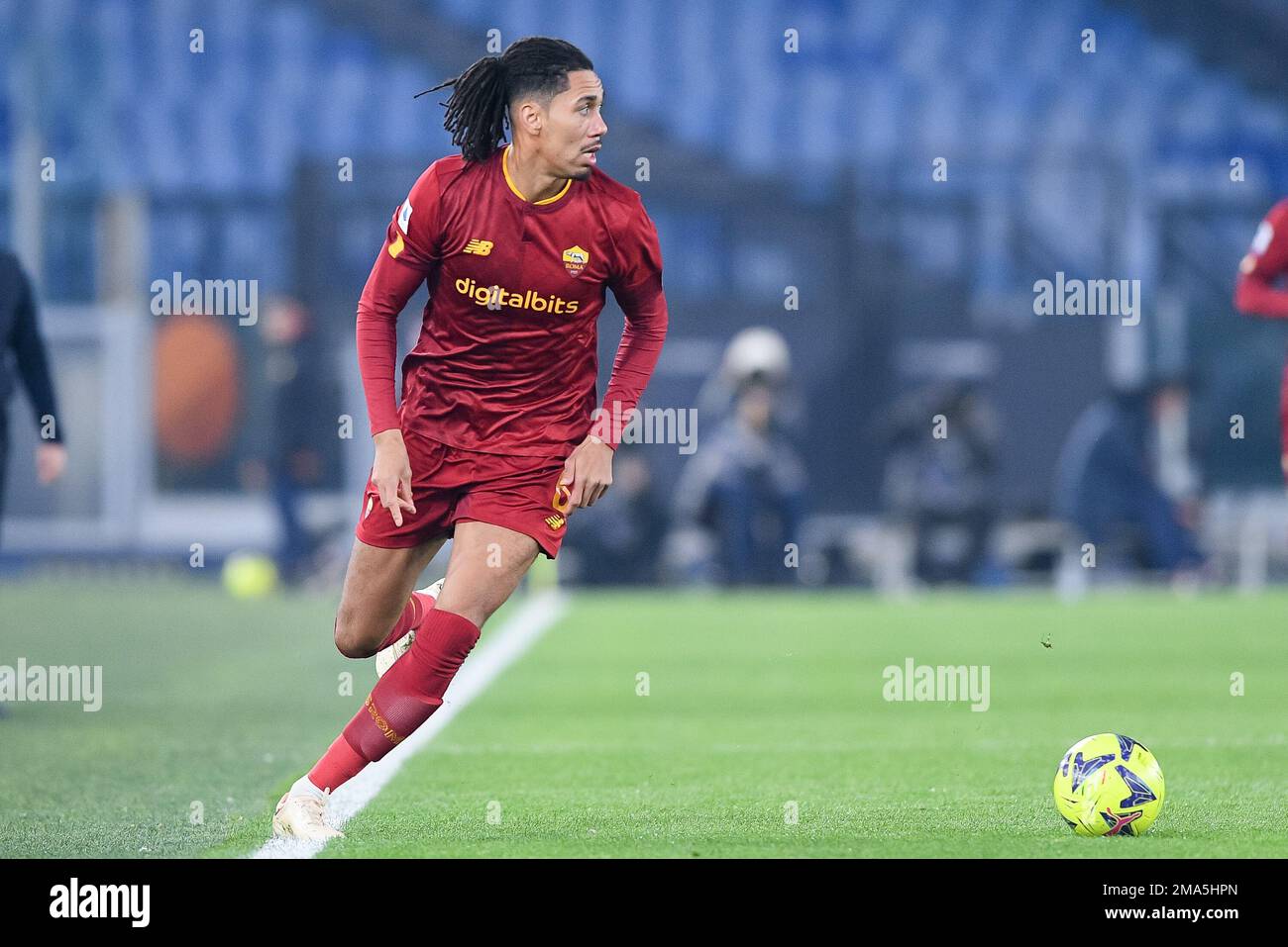 Chris Smalling of AS Roma during the Serie A match between Roma and ...