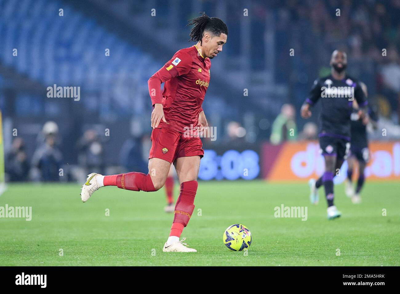 Chris Smalling of AS Roma during the Serie A match between Roma and ...