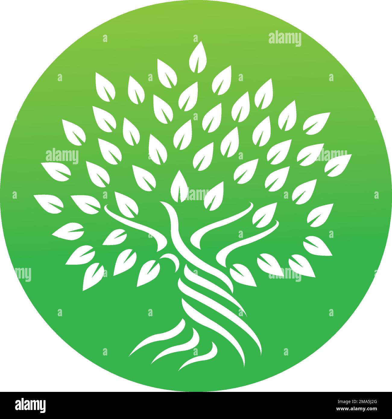 Tree logo vector illustration template design Stock Vector Image & Art ...