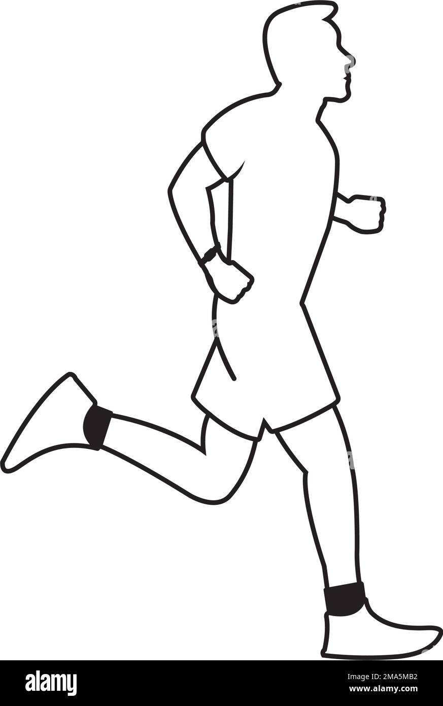 Pose run Stock Vector Images - Alamy