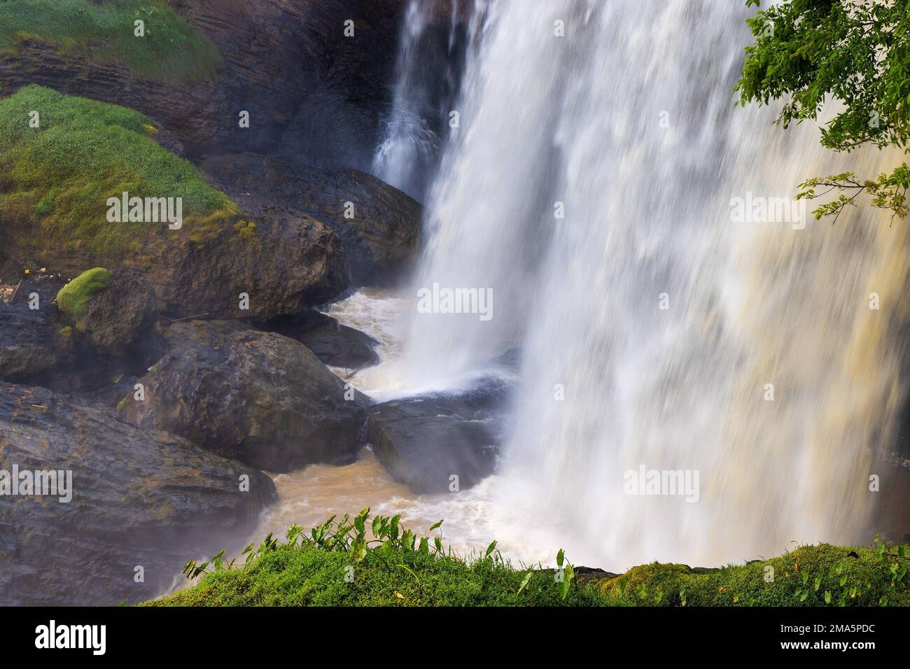 Elephant waterfall in Vietnam Stock Photo - Alamy
