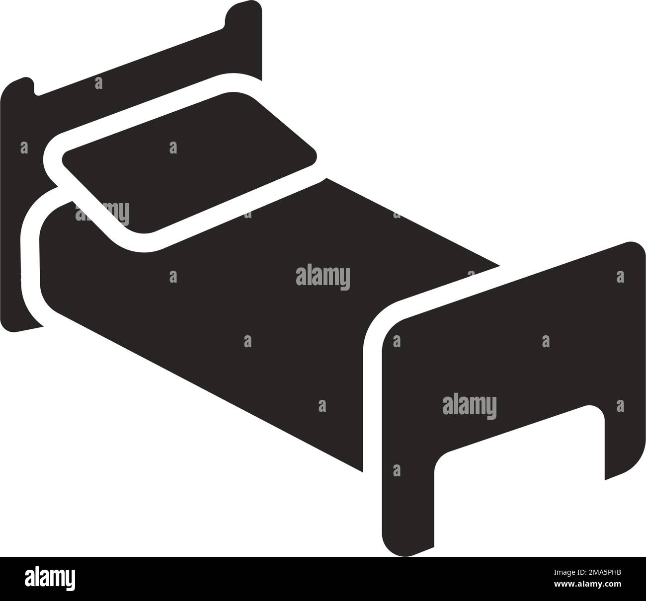 bed icon vector illustration simple design Stock Vector Image & Art - Alamy