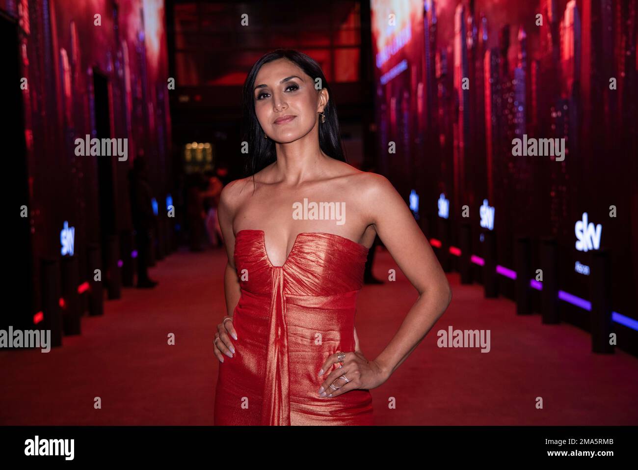Narges Rashidi poses for photographers upon arrival for the premiere of ...