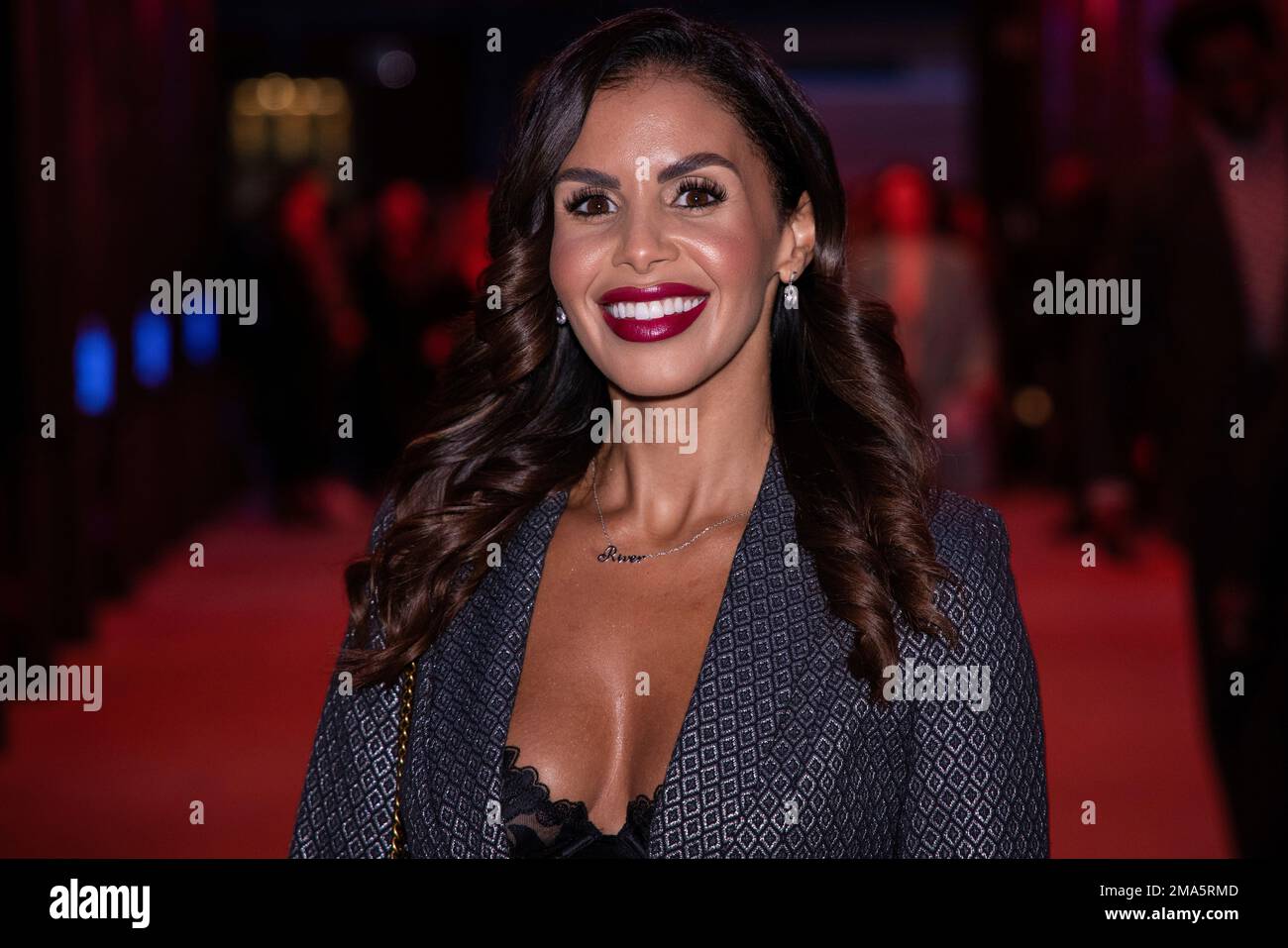 Shanie Ryan poses for photographers upon arrival for the premiere of ...