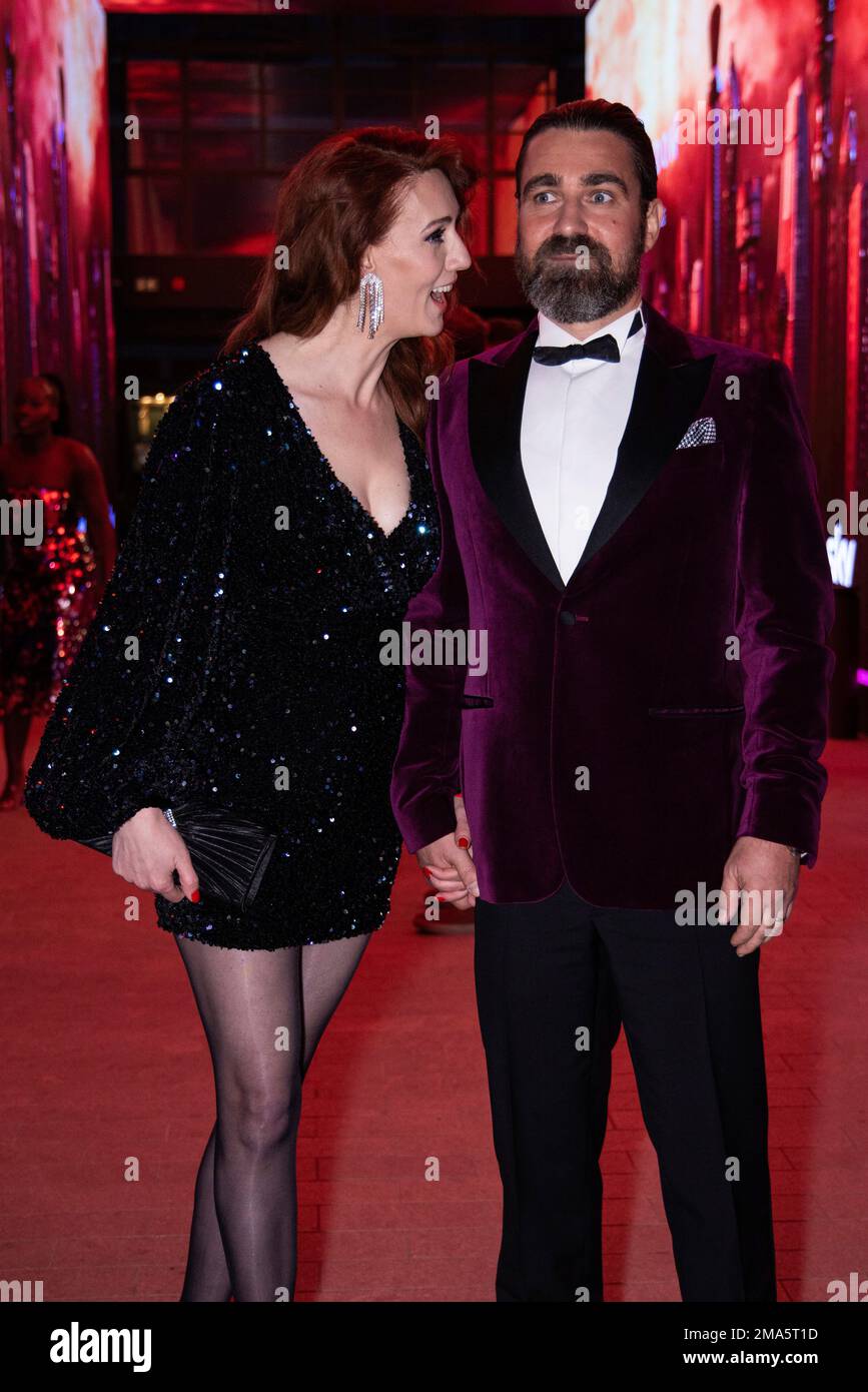 Eri Shuka and Orli Shuka pose for photographers upon arrival for the ...