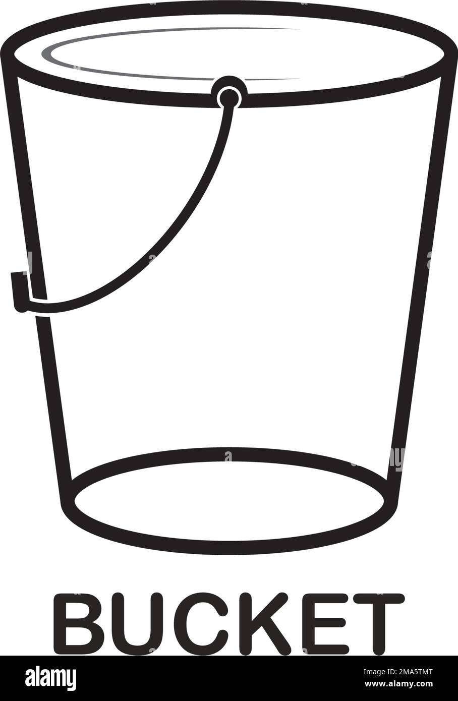 bucket icon vector illustration simple design Stock Vector Image & Art ...