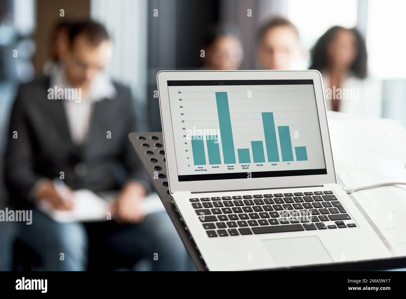 Shapes and lines of the world we made. a laptop displaying graph in a ...