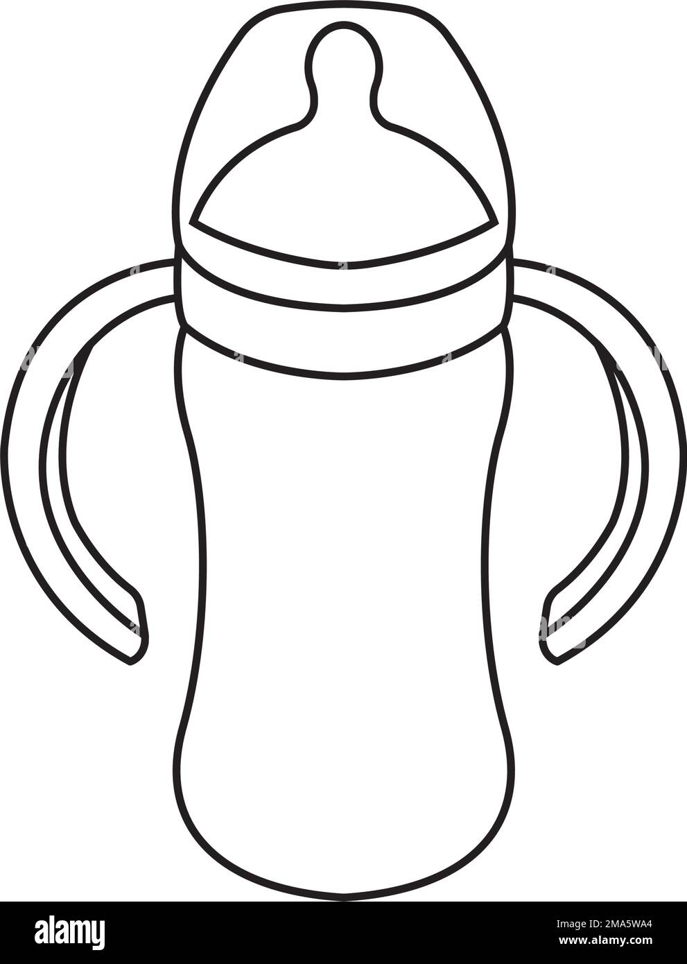 Feeding Bottle Icon Vector Illustration design Stock Vector Image & Art ...