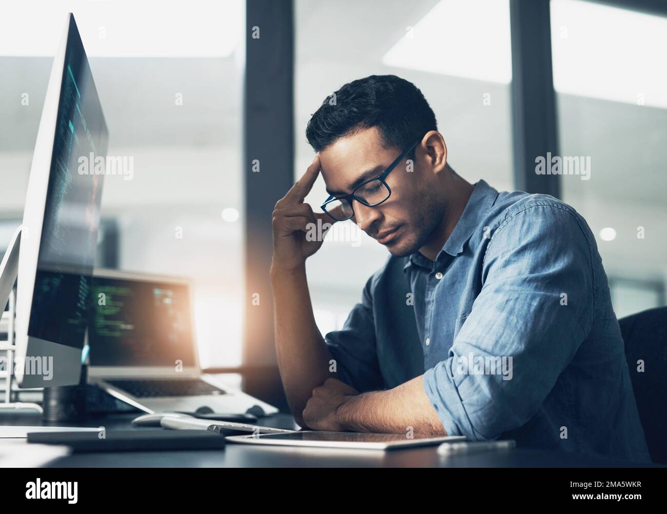 See tears fall, leave be, move along, nothing to see. a young man ...