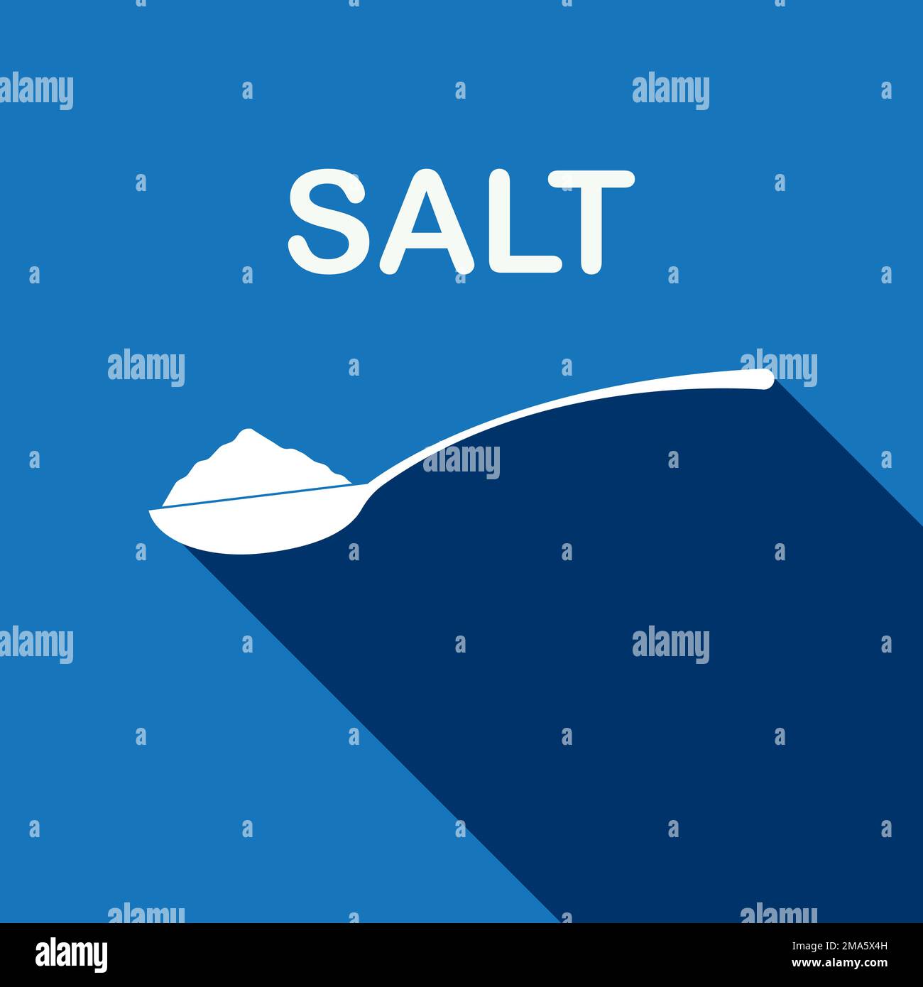 one spoon of salt icon vector illustration symbol design Stock Vector ...
