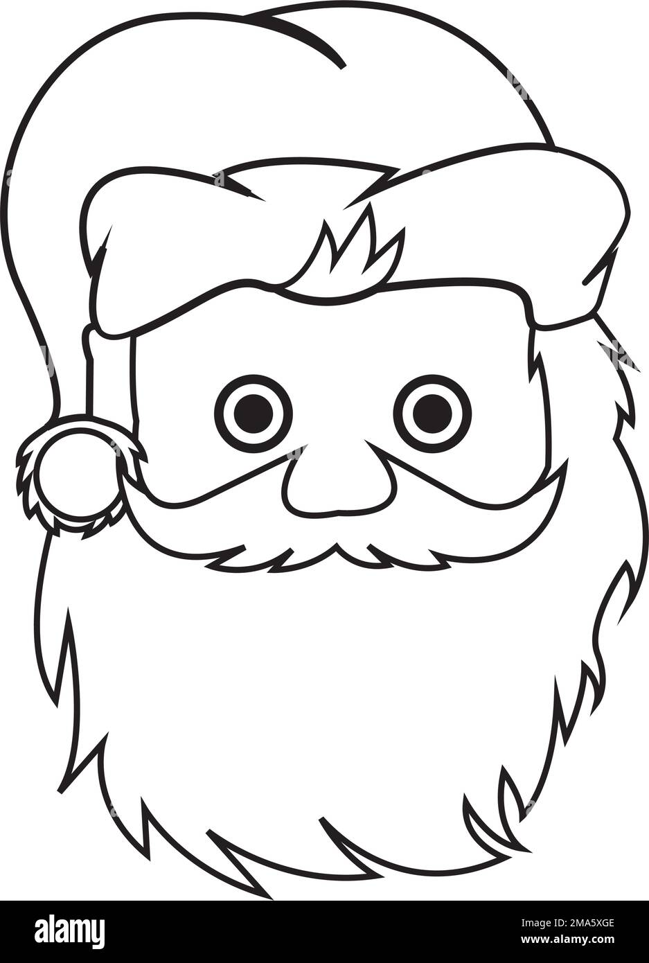 santa claus icon vector illustration template design Stock Vector Image ...