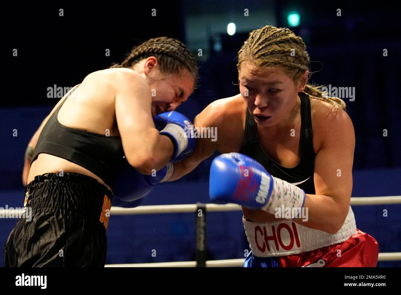 South Korean champion Choi Hyunmi, a former North Korean defector ...