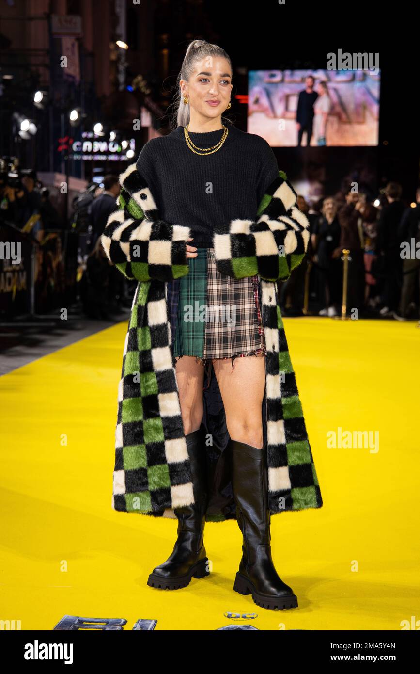 Harriet Rose poses for photographers upon arrival for the premiere of ...