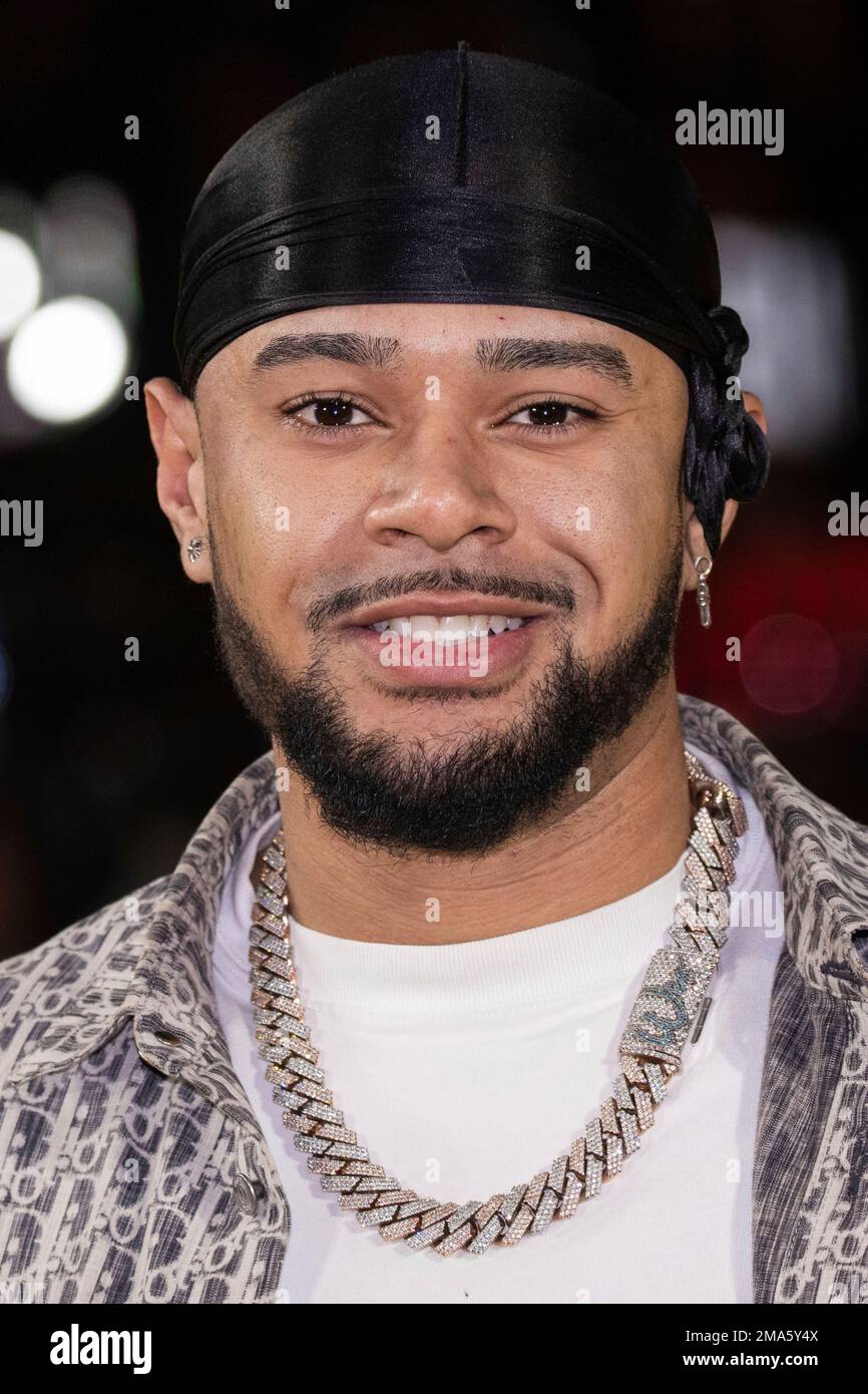 Wes Nelson poses for photographers upon arrival for the premiere of the ...