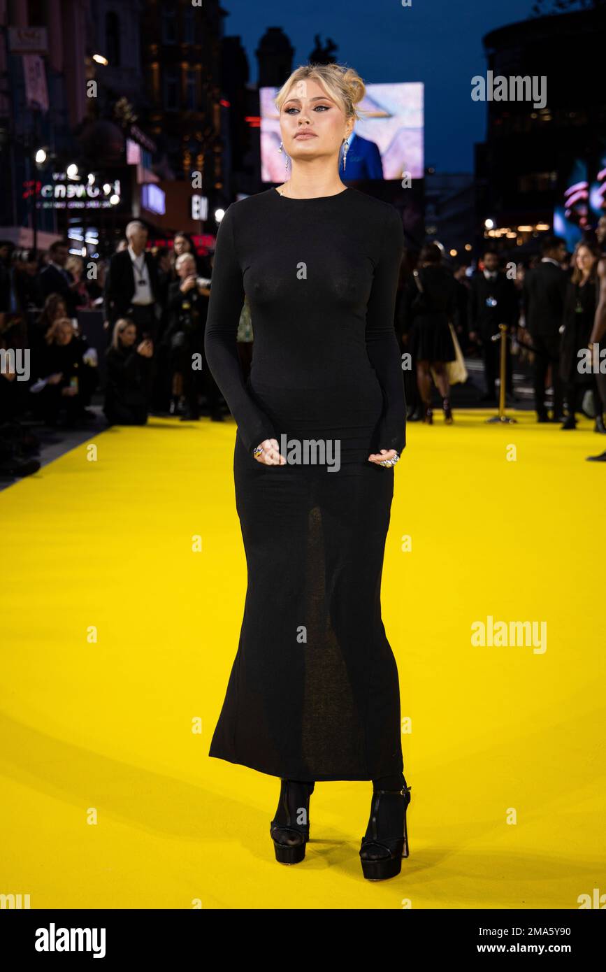 Molly Abbott poses for photographers upon arrival for the premiere of ...