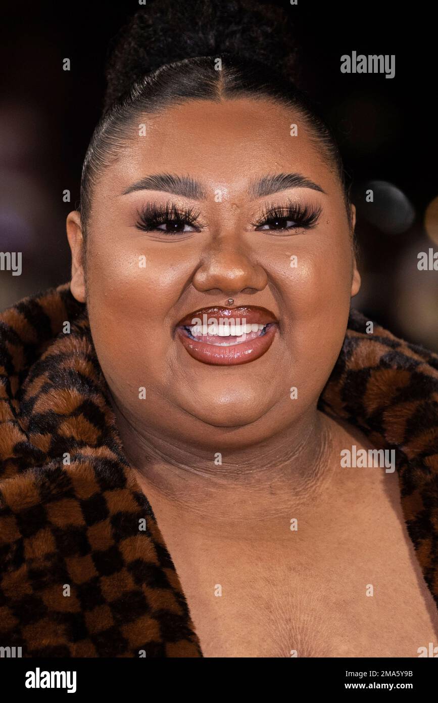 Miah Carter poses for photographers upon arrival for the premiere of ...