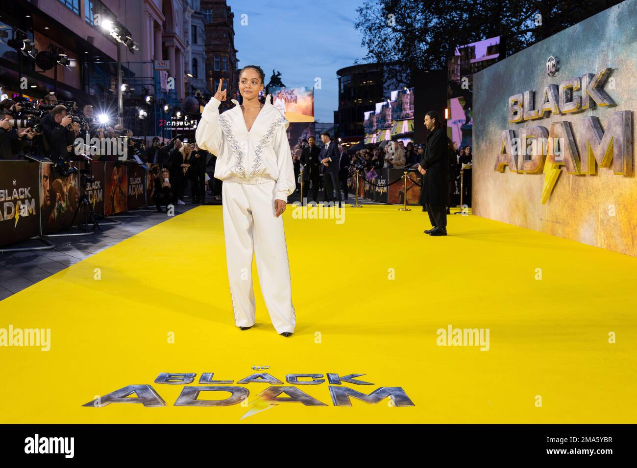 Quintessa Swindell poses for photographers upon arrival for the ...