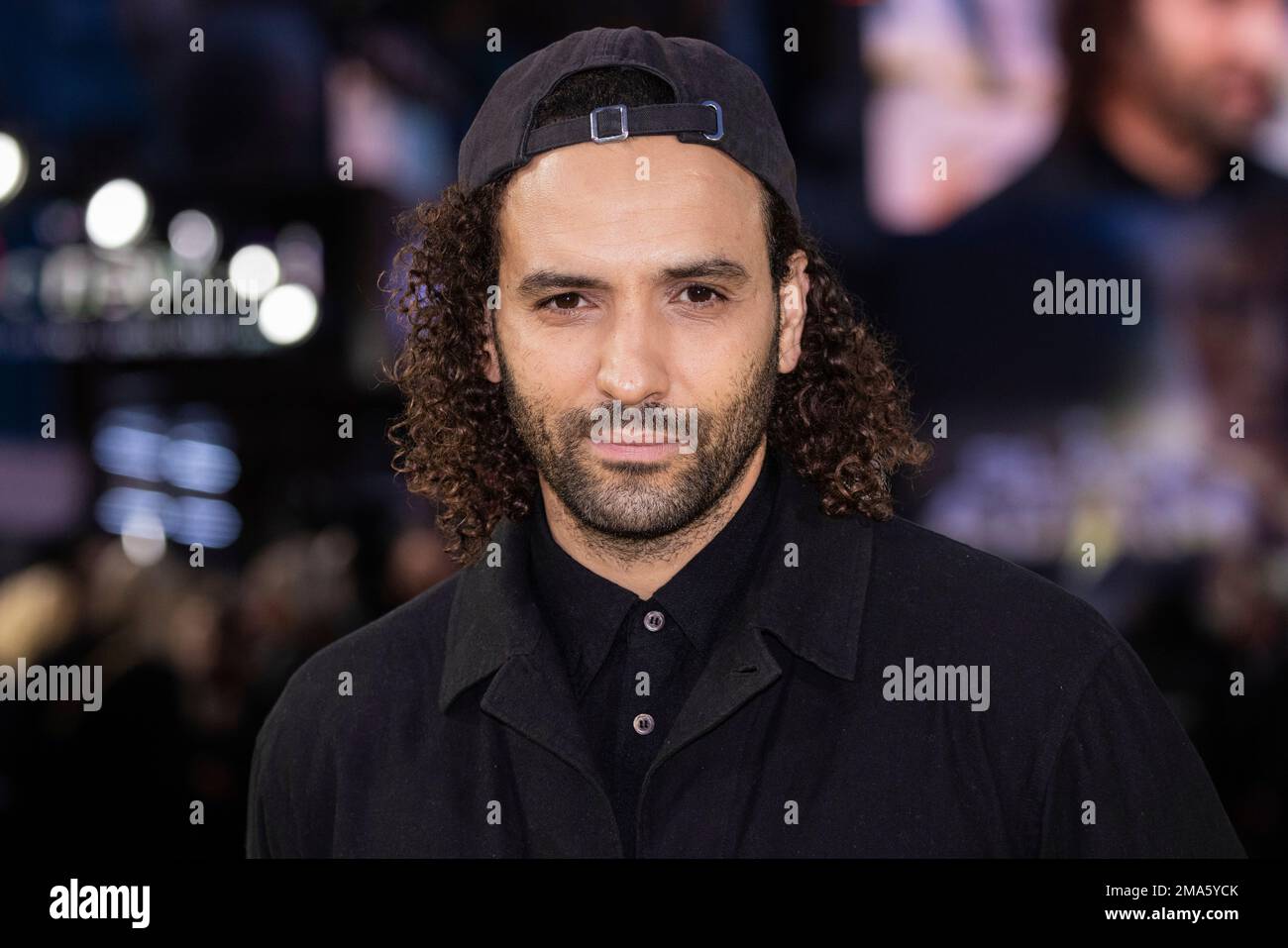 Marwan Kenzari poses for photographers upon arrival for the premiere of ...