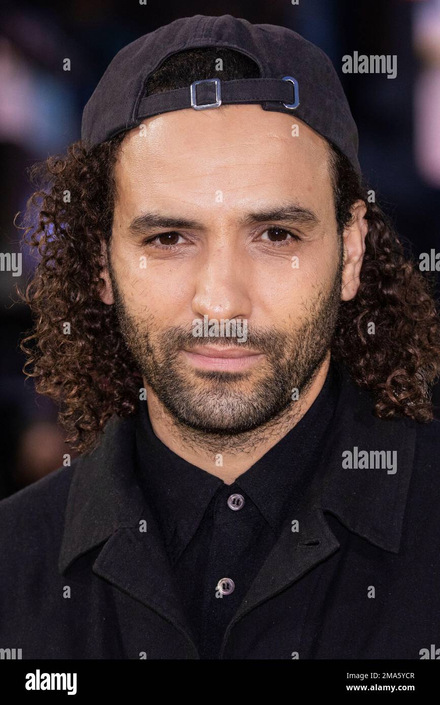 Marwan Kenzari poses for photographers upon arrival for the premiere of ...